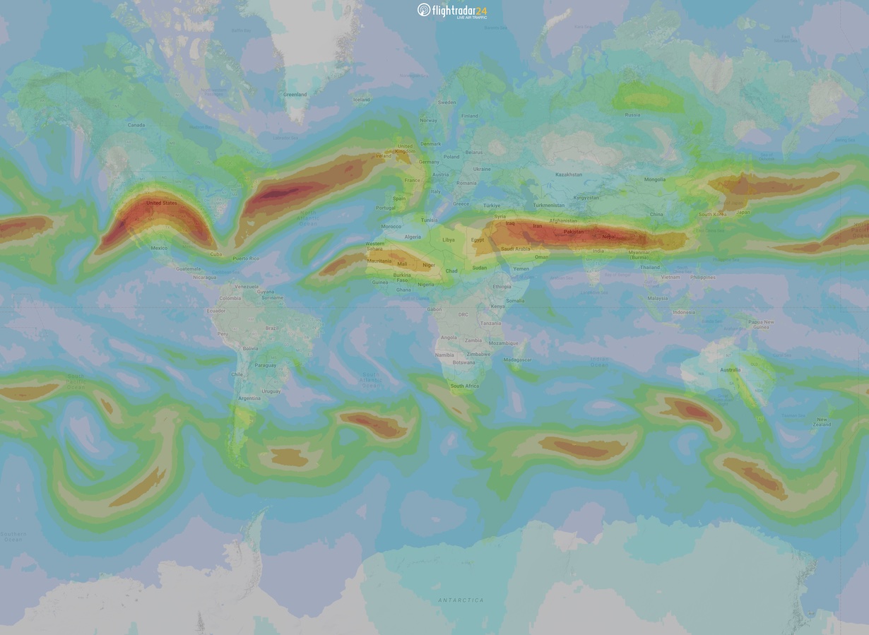 Jet-streams speed up transatlantic flights - War Wings Daily