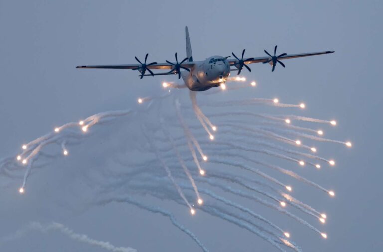Operation of Fighter Jet Flares
