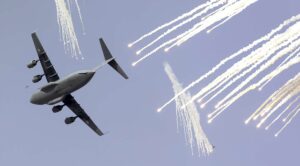 Operation of Fighter Jet Flares