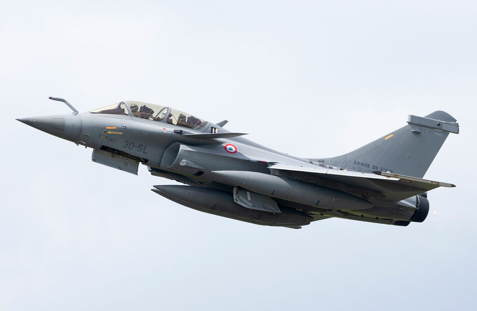 The operational ceiling of fighter jets