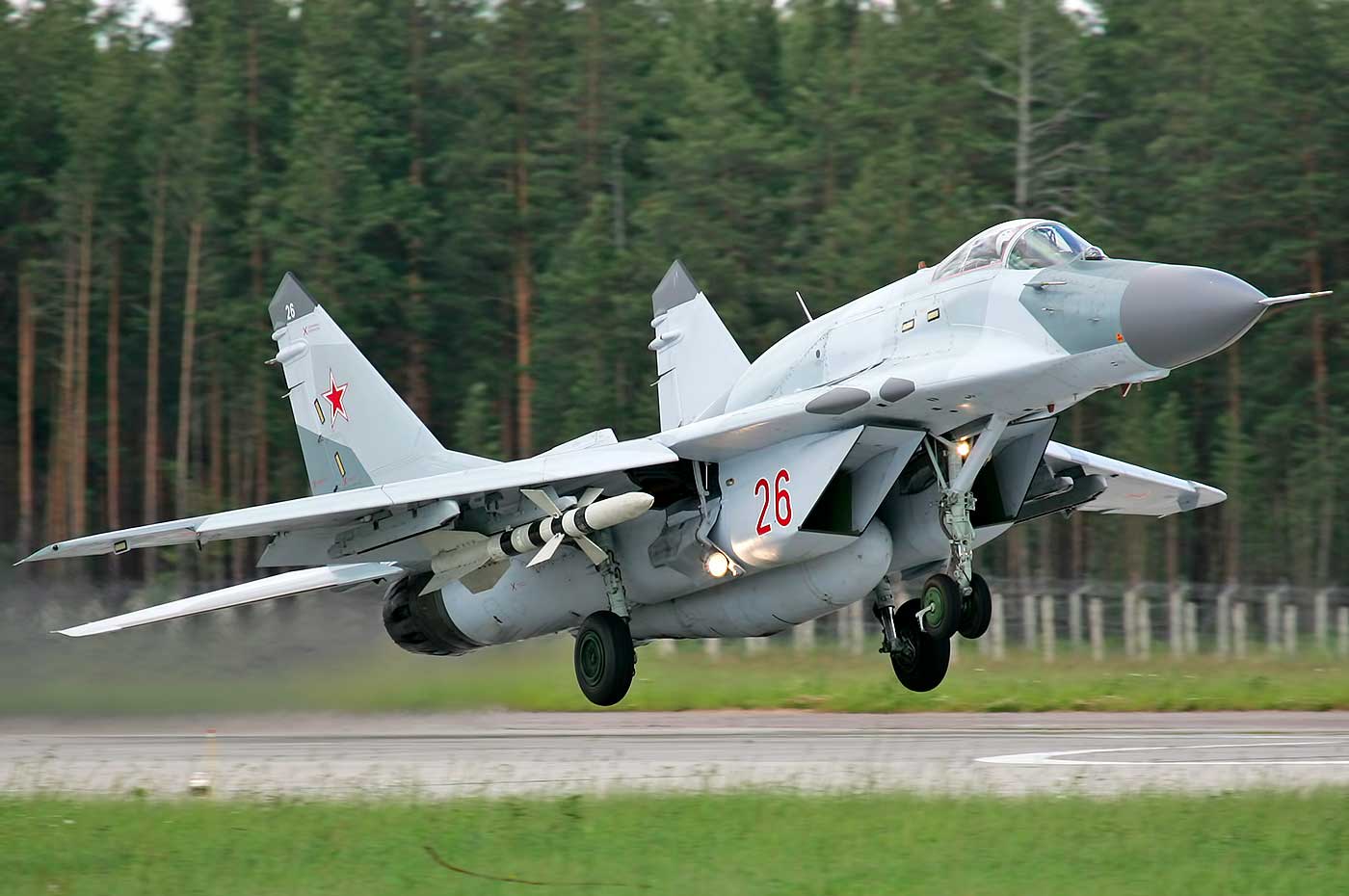 Fighter jets in service with the Russian military