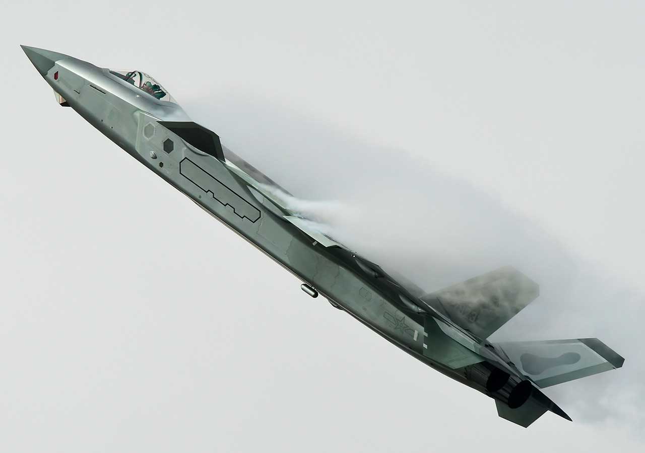 The Chinese Air Force is strengthening its capabilities with the J-20, J-16, and J-10C