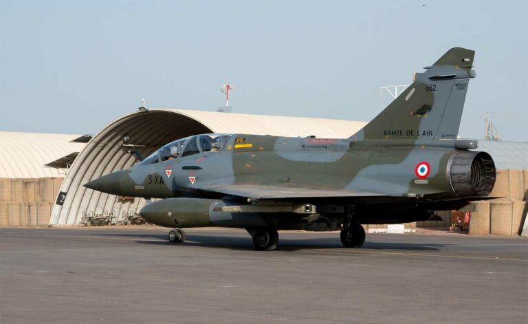 The French Air and Space Force has redeployed two Mirage 2000D RMVs to ...