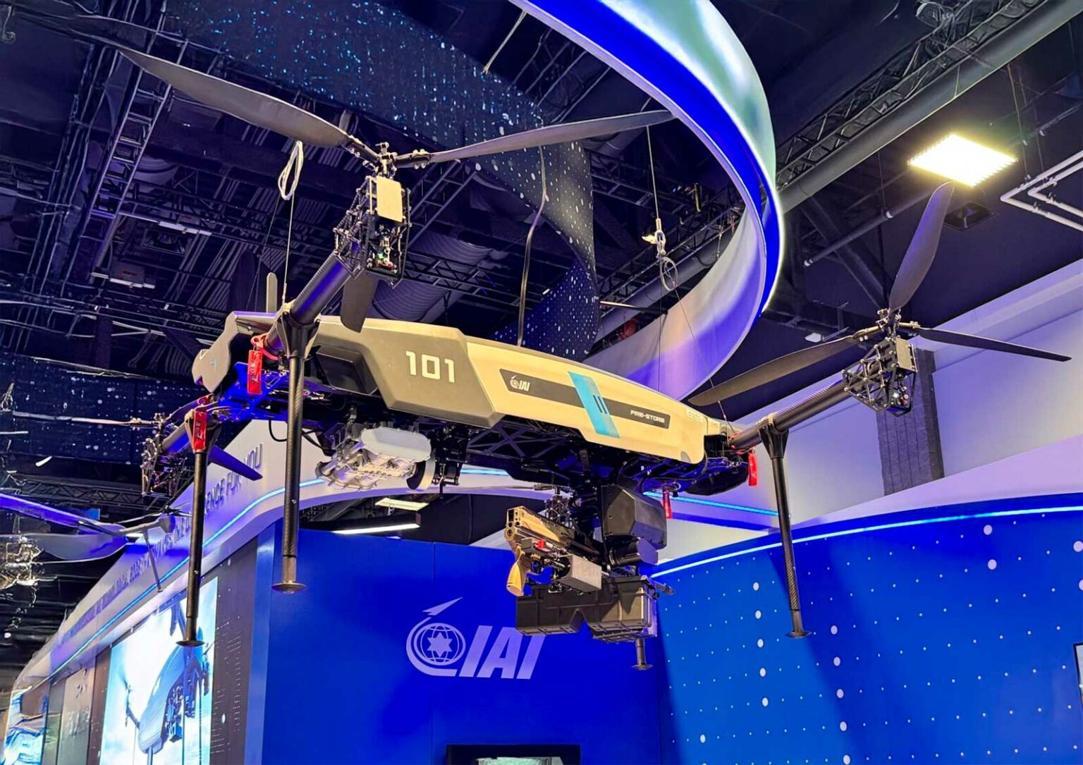 IAI unveils the Fire Storm 250: a lethal machine gun drone